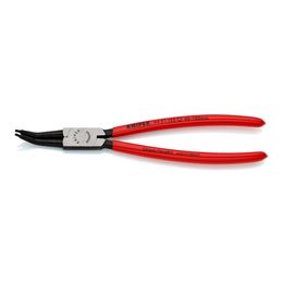 Knipex 44 31 J32 Sicherungsringzange f&uuml;r Innenringe in Bohrungen 45&deg; gewinkelt mit Kunststoff &uuml;berzogen schwarz atramentiert 225 mm)