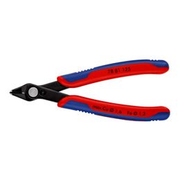 Knipex 78 81 125 Electronic Super Knips&reg; mit Mehrkomponenten-H&uuml;llen br&uuml;niert 125 mm)