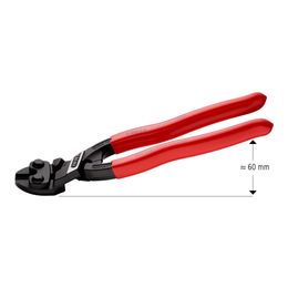Knipex 71 41 200 CoBolt&reg; Kompakt-Bolzenschneider mit Kunststoff &uuml;berzogen schwarz atramentiert 200 mm)