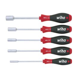 wiha Schraubendreher Set SoftFinish&reg; Sechskant-Steckschl&uuml;ssel 5-tlg. (01034)
