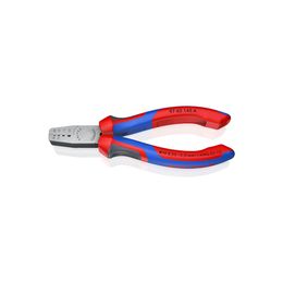 Knipex 97 43 200 A Crimp-Systemzange f&uuml;r wechselbare Crimpeins&auml;tze mit Ratschenmechanismus br&uuml;niert L200mm (97 62 145 A)