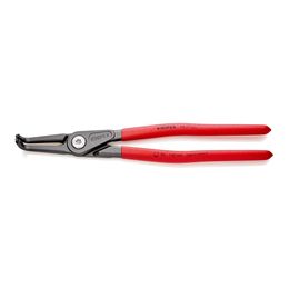 Knipex 48 21 J41 Pr&auml;zisions-Sicherungsringzange f&uuml;r Innenringe in Bohrungen mit rutschhemmendem Kunststoff &uuml;berzogen grau atramentiert 305 mm)
