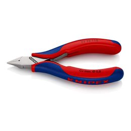 Knipex 77 72 115 Elektronik-Seitenschneider mit durchgestecktem Gelenk mit Mehrkomponenten-H&uuml;llen 115 mm)