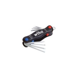 wiha Multitool Mini PocketStar&reg; Schlitz, Phillips, Innensechskant 8-tlg. in Blister (27936)