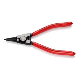 Knipex 46 11 G1 Sicherungsringzange f&uuml;r Greifringe auf Wellen mit Kunststoff &uuml;berzogen schwarz atramentiert 140 mm)