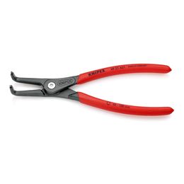 Knipex 49 21 A31 Pr&auml;zisions-Sicherungsringzange f&uuml;r Au&szlig;enringe auf Wellen mit rutschhemmendem Kunststoff &uuml;berzogen grau atramentiert 210 mm)