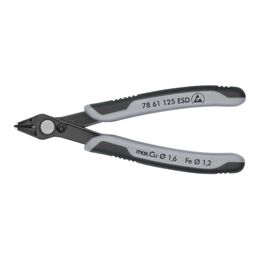 Knipex 78 61 125 ESD Elektronski Super Knips&reg; ESD mit Mehrkomponenten-H&uuml;llen br&uuml;niert 125 mm)