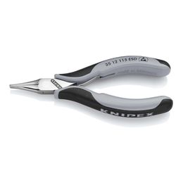 Knipex 35 12 115 ESD Elektronik-Greifzange ESD mit durchgestecktem Gelenk mit Mehrkomponenten-H&uuml;llen 115 mm)