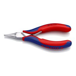 Knipex 35 12 115 Elektronik-Greifzange mit durchgestecktem Gelenk mit Mehrkomponenten-H&uuml;llen 115 mm)
