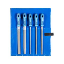 Pferd TOOLS Werkstattfeilen-Set WR 5-tlg. in Rolltasche 250mm Hieb 2 universell zum Schruppen und Schlichten (11800542)