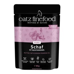 Catz Finefood Purrrr No.113 Schaf Katzen-Nassfutter Monoprotein 16x85g
