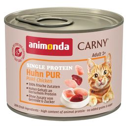 animonda Carny Adult Huhn pur Katzen-Nassfutter Single Protein 24x200g