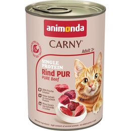 animonda Carny Adult Rind pur Katzen-Nassfutter Single Protein 24x400g