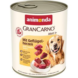animonda GranCarno Adult Gefl&uuml;gelherz 6x400g