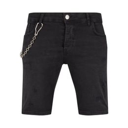 2Y STUDIOS Herren Shorts "2Y Studios Herren 2Y Jeans Shorts"schwarz, Gr. 31, unifarben, 97% Baumwolle, 3% Elasthan, Hosen