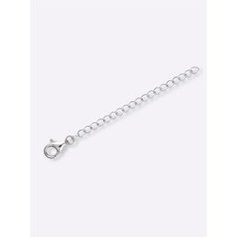 Gliederkette Lady, silber (silber 925), Halsketten, Damen, N-Groesse, Silber 925 (Sterlingsilber), L: 7, Gliederkette