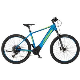 FISCHER BIKE E-Bike FISCHER FAHRRAD "MONTIS 6.0i 504" Gr. 46, blau matt, Elektrofahrr&auml;der, Damen, 46cm, 29 Zoll (73,66cm), Pedelec, Elektrofahrrad f&uuml;r Damen u. Herren, MTB