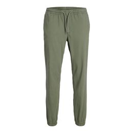 Jack & Jones Schlupfhose JACK & JONES "JPSTGORDON DYLAN JOGGER", Herren, Gr. XL, N-Gr, deep lichen gr&uuml;n, Web, Obermaterial: 98% Baumwolle, 2% Elasthan, unifarben, regular fit lang, Hosen Schlupfhose, Baumwollmischung, regular fit