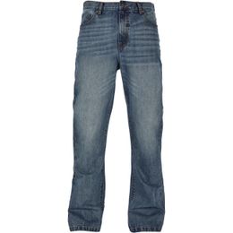 Bequeme Jeans Urban Classics "Urban Classics Herren Flared Jeans", Herren, Gr. 36, Normalgr&ouml;&szlig;en, sand destroyed washed, 100% Baumwolle, unifarben, Jeans