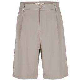 Chinoshorts 2Y STUDIOS "2Y Studios Renzo Loose Smart Shorts", Herren, Gr. 33, Normalgr&ouml;&szlig;en, beige, 65% Polyester, 32% Baumwolle, 3% Elasthan, unifarben, loose fit, Hosen Chinoshorts