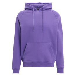 Sweatshirt Urban Classics "Urban Classics Herren Blank Hoody", Herren, Gr. 4XL, ultraviolet, 65% Baumwolle, 35% Polyester, unifarben, Sweatshirts Sweatshirt