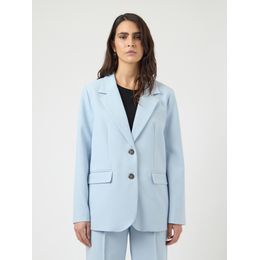 Longblazer Y.A.S "YASREEMAJ LS BLAZER NOOS", Damen, Gr. 40, skyway, Blazer Longblazer