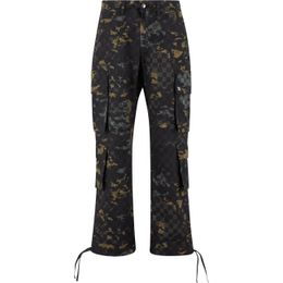 Cargohose PEQUS "PEQUS PEQUS Aether Camo Cargo", Herren, Gr. L, US-Gr&ouml;&szlig;en, gr&uuml;n, 99% Baumwolle, 1% Polyurethan, loose fit, Hosen Cargohose