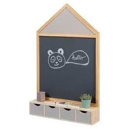 Wandtafel Musterkind "Juncus, natur/warmgrau", beige (natur, grau), Tafeln, Kinder, B/H/L: 50cm x 81cm, B:50cm H:81cm T:11cm