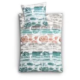 Bettw&auml;sche Kleine Wolke "Jill", bunt, B/L: 135cm x 200cm, 1 Stk., 1 Stk., Mako-Satin, B/L: 80cm x 80cm, 2 Stk., Mako-Satin, Obermaterial: 100% Baumwolle, Bettw&auml;sche, Bettw&auml;sche, mit floralem Print