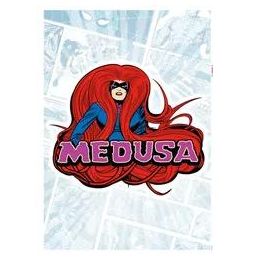 Wandtattoo Komar "Medusa Comic Classic - Gr&ouml;&szlig;e 50 x 70 cm", rot (rot, blau), B:50cm H:70cm, Folie, Wandtattoos, Wandtattoo, selbstklebend, Wandsticker, Kinderzimmer