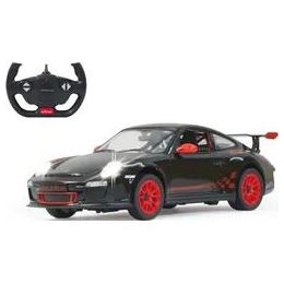 RC-Auto Jamara "Porsche GT3 1:14 schwarz", schwarz, Fernlenkfahrzeuge, KinderB:32cm H:10cm T:14cm, Kunststoff, B:32cm H:10cm T:14cm