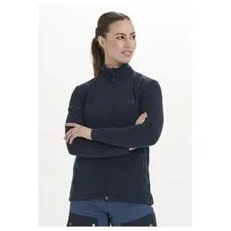 Fleecejacke WHISTLER "Cocoon", Damen, Gr. 38, blau (dunkelblau), 100% Polyester, unifarben, normal, hoch geschlossener Ausschnitt, Jacken Fleecejacke, mit praktischem Tunnelzug