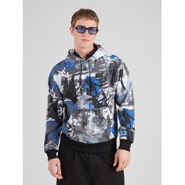 KARL LAGERFELD JEANS Sweatshirt male size XL Blue / Grey / Black