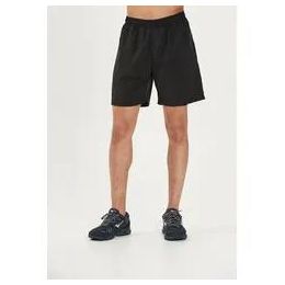 Shorts Endurance "Vanclause 2 in 1", Herren, Gr. S, US-Gr&ouml;&szlig;en, schwarz, 86% Polyester, 14% Elasthan, unifarben, kurz, Hosen Shorts, mit eingen&auml;hter Tight