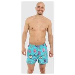 Lousy Livin Underwear Boxershorts LOUSY LIVIN "Donut 2Pack", Herren, Gr. L, 2 Stk., gr&uuml;n, 100% Baumwolle, bedruckt, Unterhosen, im praktischen 2er-Pack