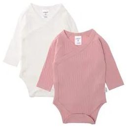 Body Liliput, Jungen, Gr. 44, EURO-Gr&ouml;&szlig;en, rosa (wei&szlig;, ros&eacute;), 95% Baumwolle, 5% Polyester, unifarben, kurz, Bodys Body, aus weichem Material