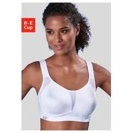 H.I.S. Sport-BH H.I.S, Gr. 90, Cup B, wei&szlig;, Microtouch, Obermaterial: 90% Polyester (COOLMAX), 10% Elasthan (LYCRA), BHs Sport-BH, ohne B&uuml;gel mit COOLMAX &ndash; auch ideal f&uuml;r gro&szlig;e Gr&ouml;&szlig;en, Topseller