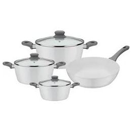 Topf-Set GSW "Fiona", wei&szlig;, 2,3 l, T&ouml;pfe, wei&szlig; mit Softtouch-Griff kratzfeste ILAG CERAMICVeredelung, Induktion