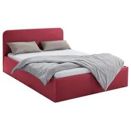 Polsterbett, rot, B:150cm L:210cm, Bezug Bett: wahlweise Microfaser (100% Polyester), Strukturstoff (77% Polyester, 23% Viskose) oder Kunstleder;Bonnell-Federkernmatratze: Mischgewebe (51% Polyprophlen, 39% Polyester, 10% Baumwolle);Kaltschaummatratze: Frottee (100% Polyester), Bezug abnehm- und waschbar bis 60C, Westfalia Schlafkomfort, Betten, Polsterbett, inkl. Bettkasten bei Ausf&uuml;hrung mit Mat