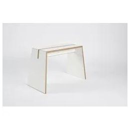 Hockerbank Tojo "stubenhocker", wei&szlig;, B:70,9cm H:44,8cm T:34,8cm, Hocker, Hocker Holzhocker Kinderhocker, vielseitig einsetzbar als Hocker, Beistelltisch, Breite 70,9 cm