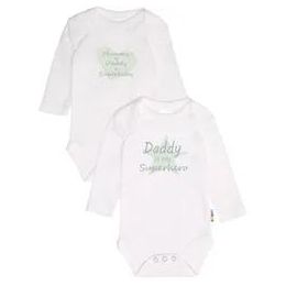 Body Liliput "Superhero / Superbaby", Jungen, Gr. 62/68, EURO-Gr&ouml;&szlig;en, wei&szlig;, 100% Baumwolle, bedruckt, kurz, Rundhals, Bodys Body, mit Druckkn&ouml;pfen im Schritt