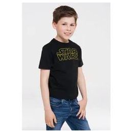 T-Shirt logoshirt "Star Wars", M&auml;dchen, Gr. 176, schwarz, 100% Baumwolle, bedruckt, normal, Rundhals, Shirts T-Shirt, mit lizenziertem Design