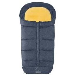 Fu&szlig;sack HEITMANN FELLE "Eisb&auml;rchen - Komfort 2 in 1 Lammfell Winterfu&szlig;sack - Premium Qualit&auml;t", Kinder, blau, Polyester, Fu&szlig;s&auml;cke Fu&szlig;sack, mit Lammfell-Einlage, f&uuml;r Kinderwagen und Buggy, waschbar