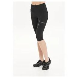 Trainingstights Endurance "Energy W 3/4 XQL", Damen, Gr. 34, EURO-Gr&ouml;&szlig;en, schwarz, 81% Polyester, 19% Elasthan, unifarben, Hosen, mit QUICK DRY-Technologie