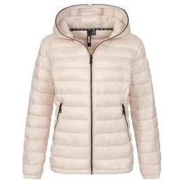 Steppjacke LPO "GILMOUR MELVILLE VI Women", Damen, Gr. 40 (M), beige (sand), 100% Polyester, figurbetont, mit innenliegendem Gummizug, Jacken Steppjacke, auch in Gro&szlig;en Gr&ouml;&szlig;en erh&auml;ltlich