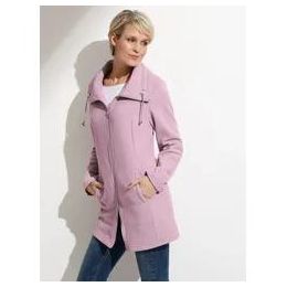 Fleecejacke Classic Basics, Damen, Gr. 56, rosa (ros&eacute;), 100% Polyester, unifarben, Jacken Fleecejacke