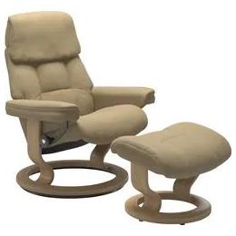 Relaxsessel stressless "Ruby", beige (sand paloma), B:74cm H:97cm T:74cm, Leder PALOMA: Paloma ist ein durchgef&auml;rbtes Semianilin-M&ouml;belleder mit nat&uuml;rlicher Narbung. Es wurde mit einer leichten Oberfl&auml;chenbehandlung versehen, um es best&auml;ndiger zu machen. Paloma ist weich im Griff und hat eine warme Ausstrahlung. Es ist atmungsaktiv und feuchtigkeitsabsorbierend. Paloma wird besonders von all jenen 