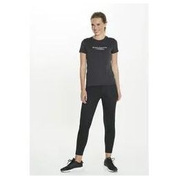Lauftights Endurance "ZENTA WINDBLOCK XQL", Damen, Gr. 46, EURO-Gr&ouml;&szlig;en, schwarz, 90% Polyester, 10% Elasthan, unifarben, lang, Hosen, mit reflektierenden Elementen