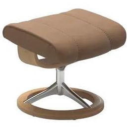 Fu&szlig;hocker stressless "Consul", braun (latte batick), B:54cm H:41cm T:39cm, Leder BATICK: BATICK ist ein leicht korrigiertes, durchgef&auml;rbtes und genarbtes M&ouml;belleder, bei dem die meisten Unebenheiten und Spuren in der Regel entfernt wurden.;Leder PALOMA: PALOMA ist ein durchgef&auml;rbtes Semianilin-M&ouml;belleder mit nat&uuml;rlicher Narbung.;ROHLEDER Stoff Q2 FARON: Ein fester zuverl&auml;ssiger Boucl&eacute; mit einem st