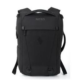 Freizeitrucksack Nitro "Remote", Kinder, Gr. B/H/T: 30cm x 46cm x 14cm, schwarz, Cocona, Polyurethane, Rucks&auml;cke Freizeitrucksack, f&uuml;r Dronen, Freizeitrucksack, Alltagsrucksack, Rucksack f&uuml;r Arbeit